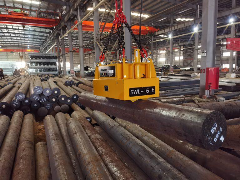 Manufacturer of Lifting Magnet for Round Bar Handling-HVR MAG