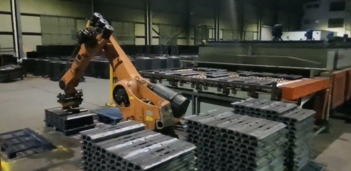 Magnetic Gripper Unload and Stack Track Shoe-HVR MAG